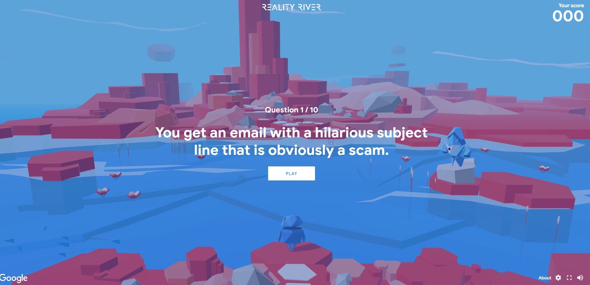 Interland: интерактивное обучение безопасности в интернете вместе с Google